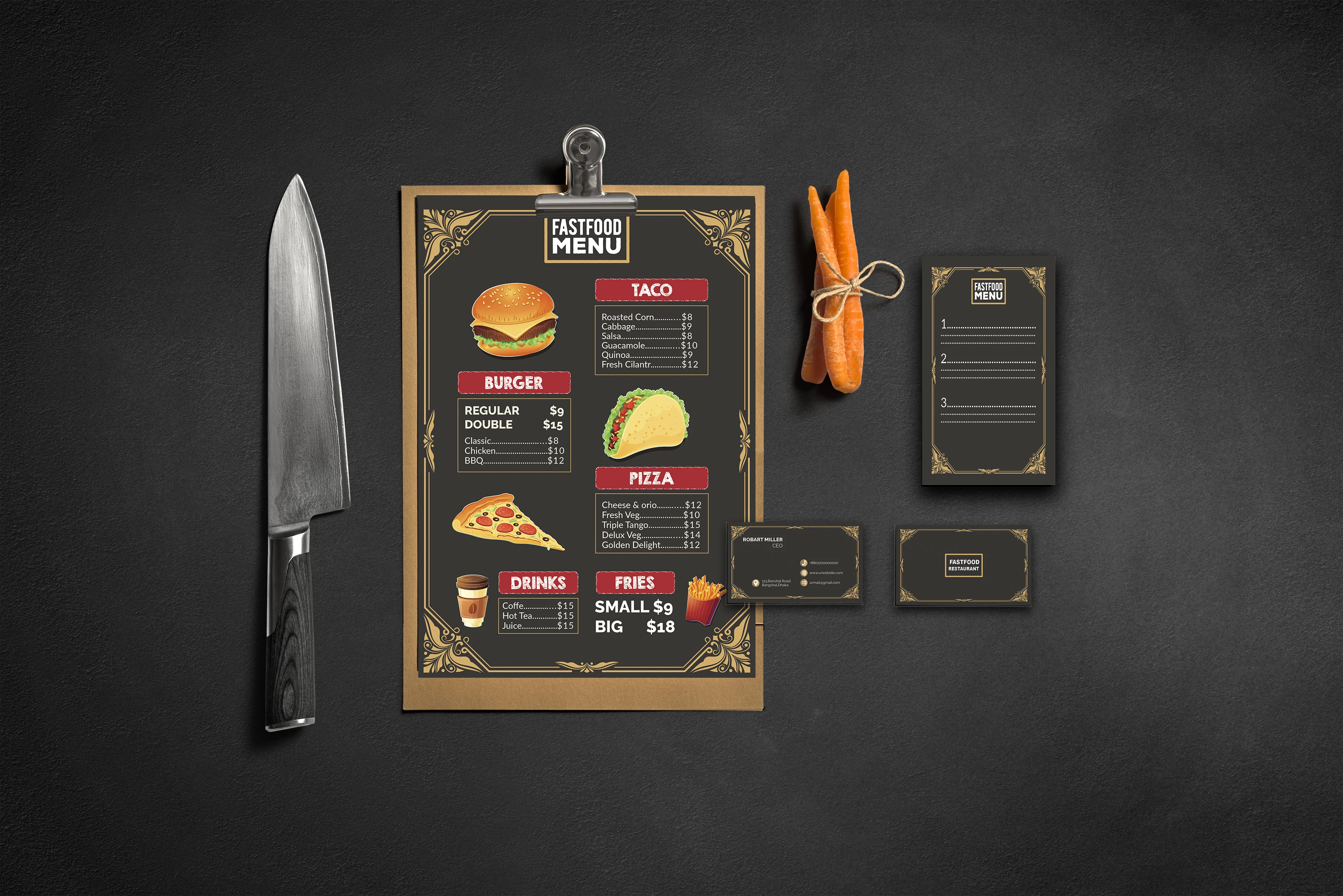 Visually Appealing Menu Design | Legacy Branding